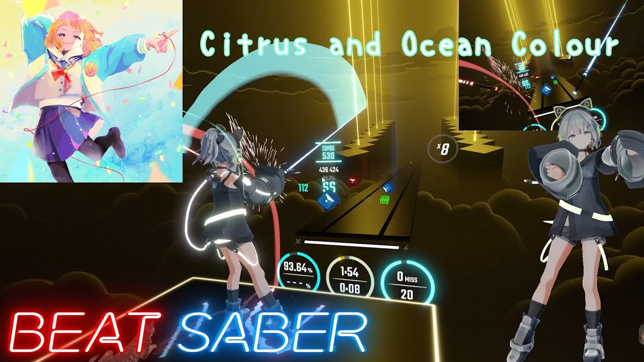 【Beat Saber】Citrus and Ocean Colour - Sugar Coaster Girl - YouTube
