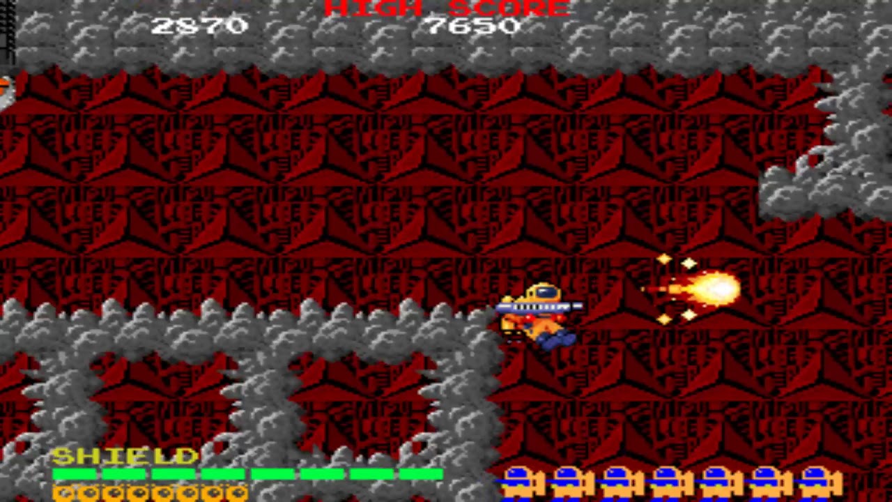ARCADE MACHINES MAME BARADUKE 1985 NAMCO & ATOMIC ROBOKID TAKE ELEMENTS ...