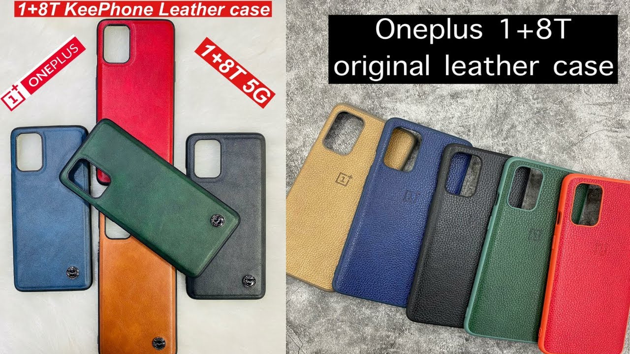 OnePlus 8T Leather Case - OnePlus 8T 5G Original Leather Back Cover - 1 ...