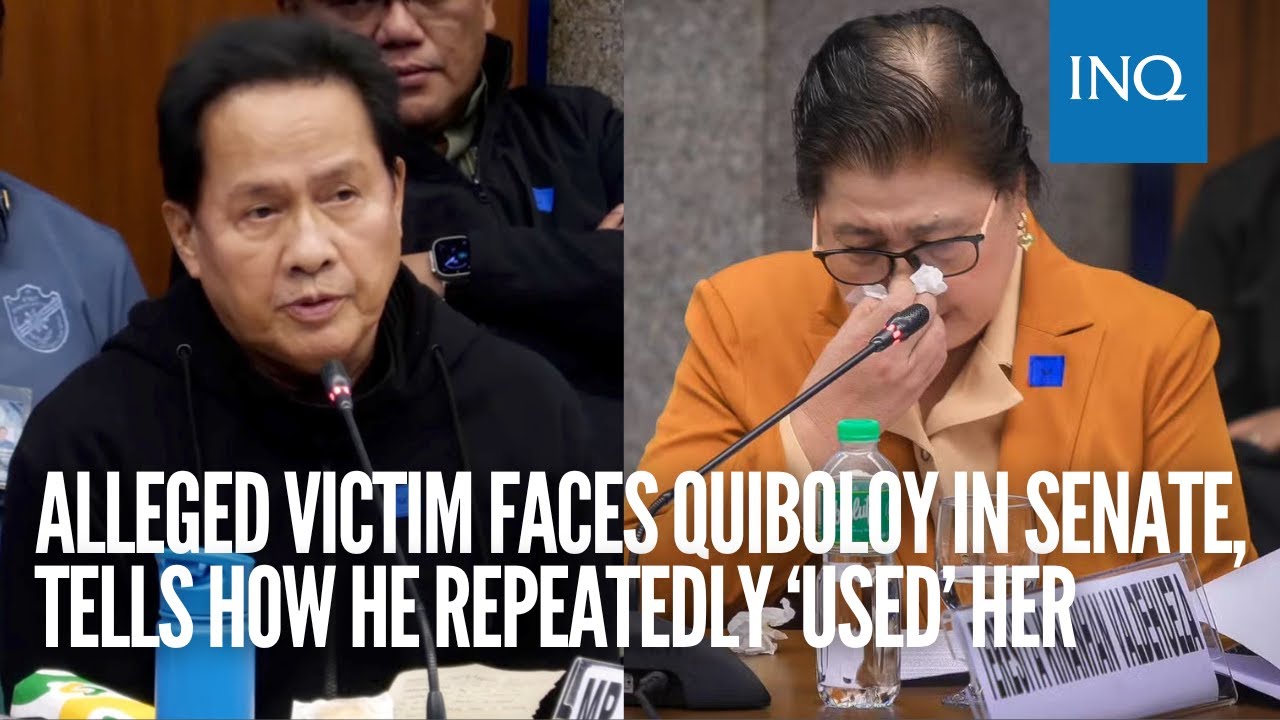 Alleged victim faces Quiboloy in Senate, tells how he repeatedly ‘used ...
