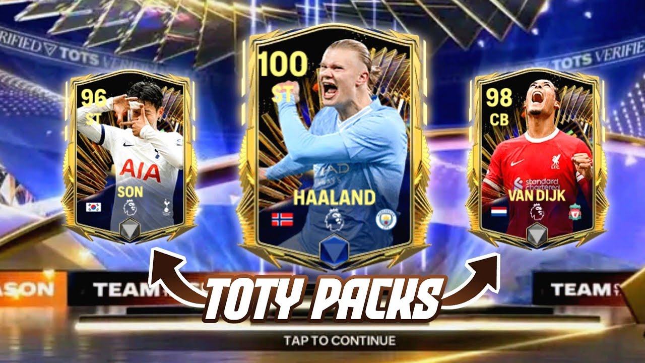 I GOT 98 HAALAND FROM TOTS EXCHANGE PACKS OPENING! Fc mobile - YouTube