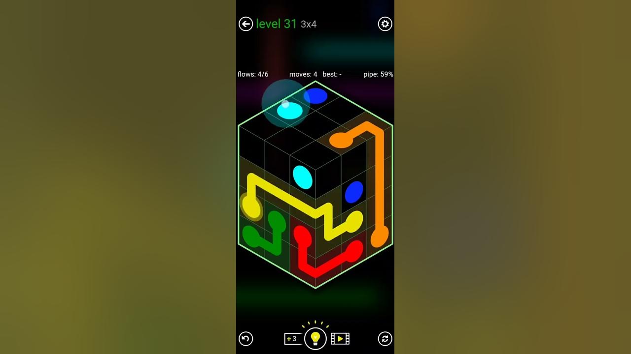 Flow free shapes intro cube pack 21-38 - YouTube