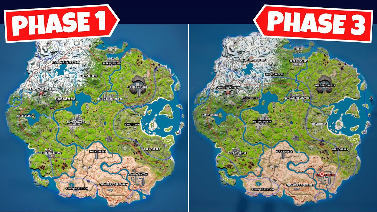 Fortnite War Phase Stage 3 (Map Update) - YouTube
