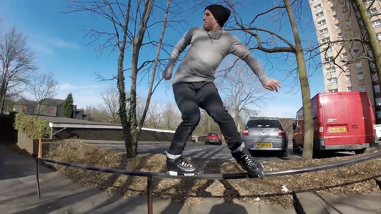SCARY ROLLERBLADING FAIL! - YouTube