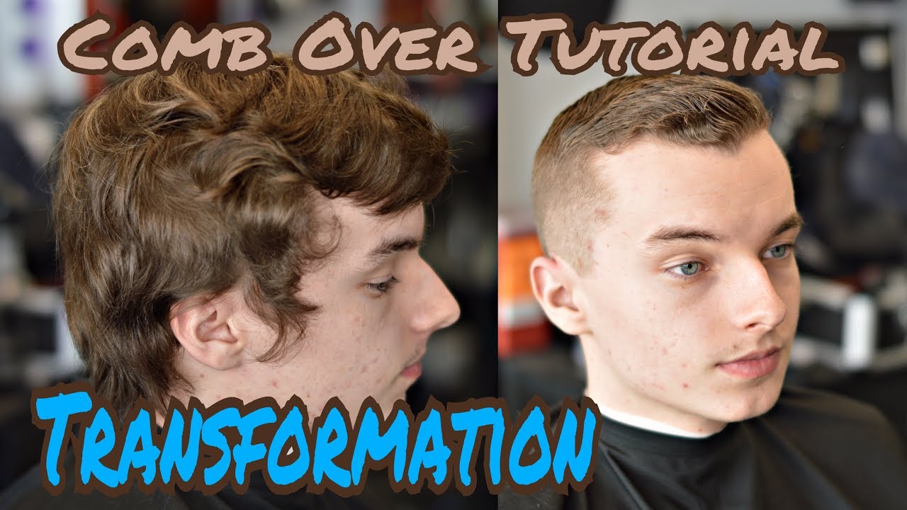 How To Cut Hair | Comb Over | Step By Step Tutorial - YouTube