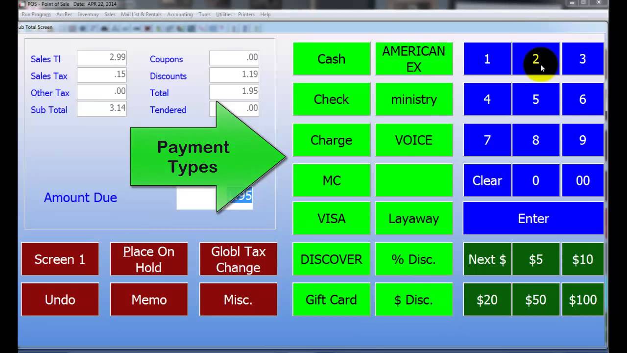 TouchPOS by Bookstore Manager Software - YouTube
