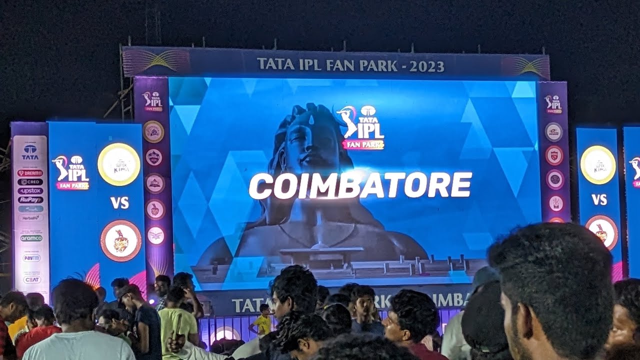 💥🏏All about IPL fan park coimbatore | Dhoni entry 😱 | #trending #ipl # ...