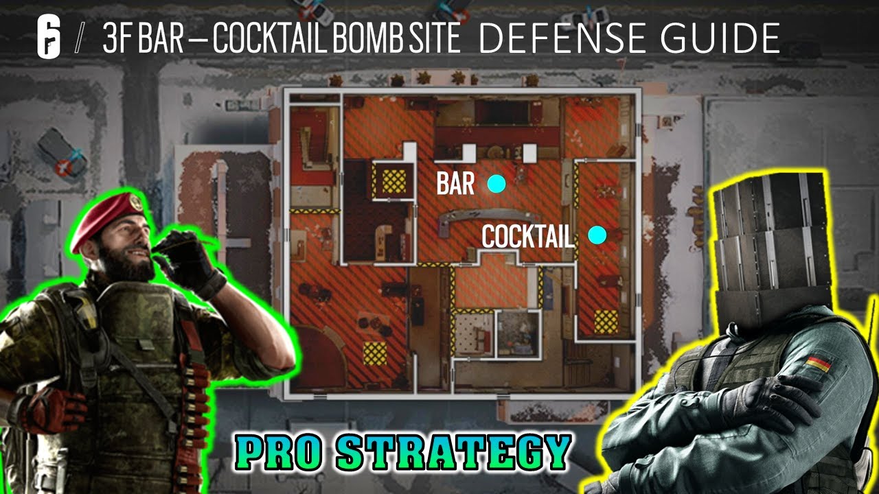 Kafe | Pro Defense Guide: Cocktail Lounge | Siege Strategy - YouTube