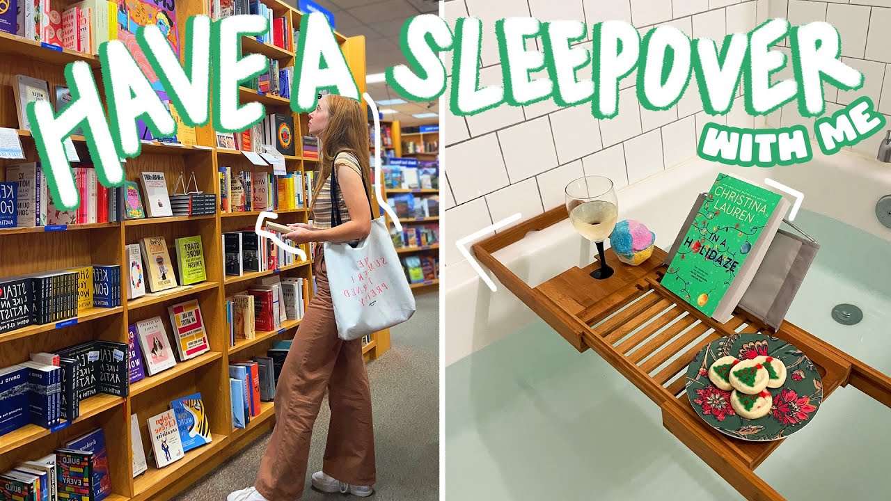 Have a Book Sleepover With Me + Big Announcement (ft. Fable) - YouTube