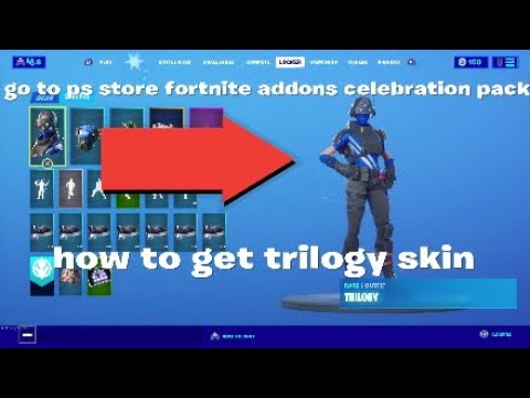How to get trilogy skin fortnite PS4 ONLY - YouTube