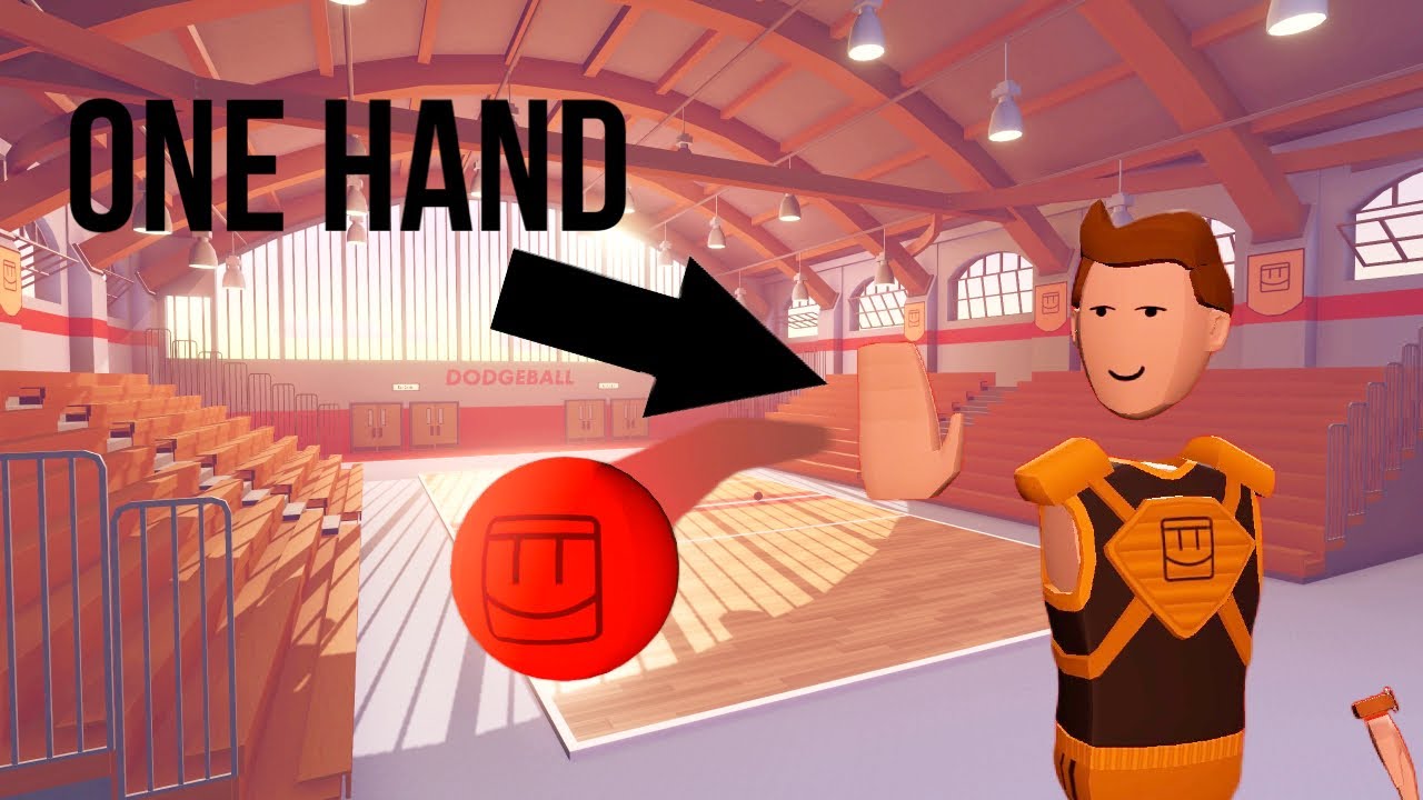 I Tried Playing RR Dodgeball With Only 1 Hand - YouTube