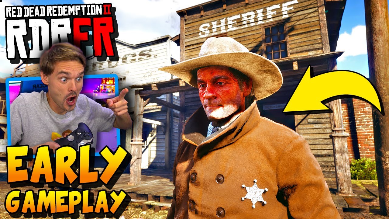 RDRFR RDR2 Police Mod 👮 Early Gameplay Preview! #RDRFR #RDR2PC # ...