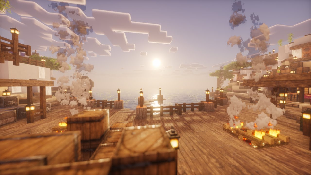 Immersed on an Island | Minecraft 4k + Shader | - YouTube