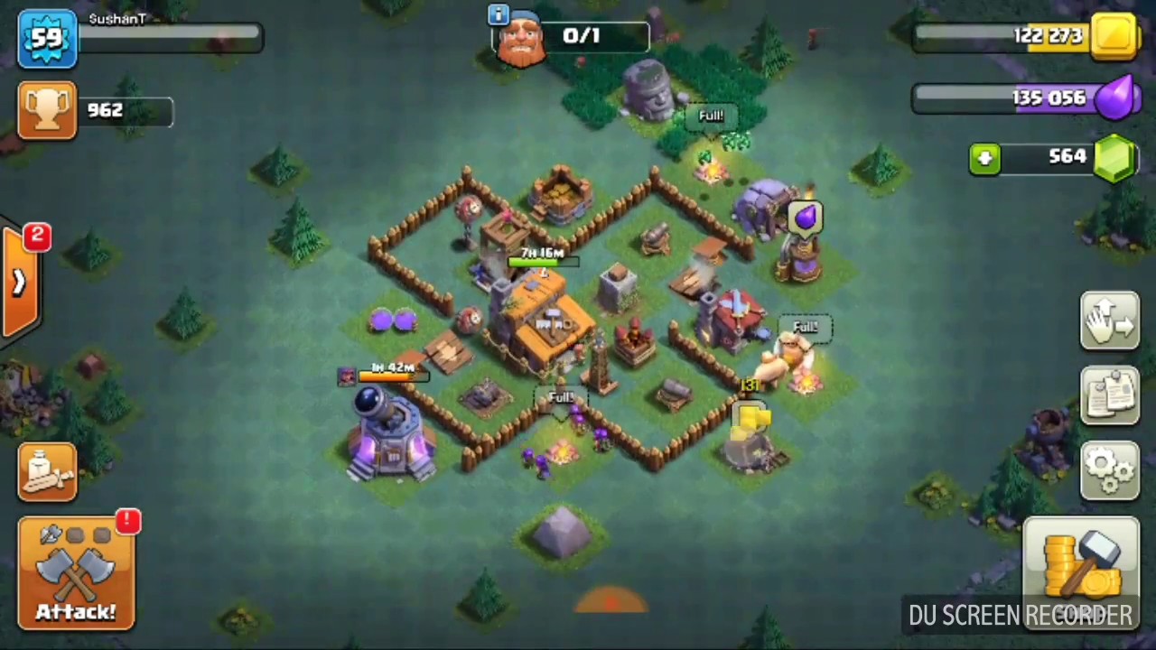 Clash of Clans Builder Hall 3 / Best TH3 Builder Base / Defense Replays ...
