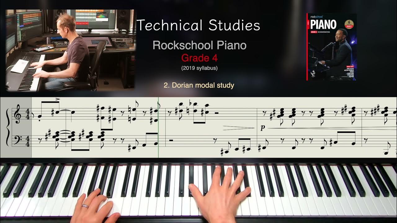 Rockschool Piano Grade 4 Technical Studies (2019 Syllabus) - YouTube