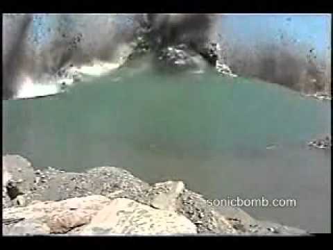 Mini Tsunami Make with Explosion - YouTube