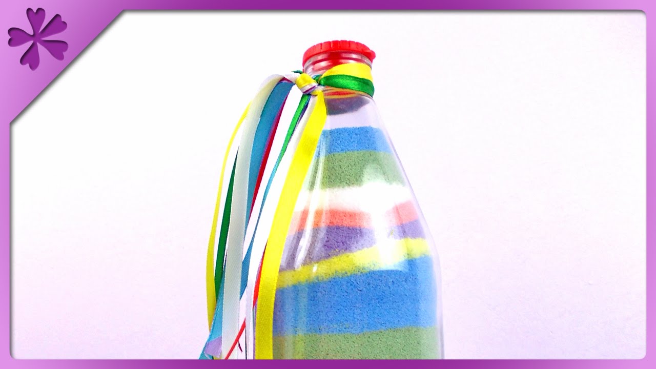 DIY Colored salt bottle (ENG Subtitles) - Speed up #130 - YouTube