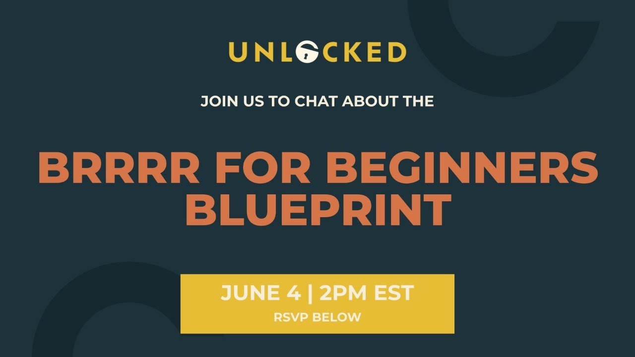 BRRRR for Beginners Blueprint - YouTube