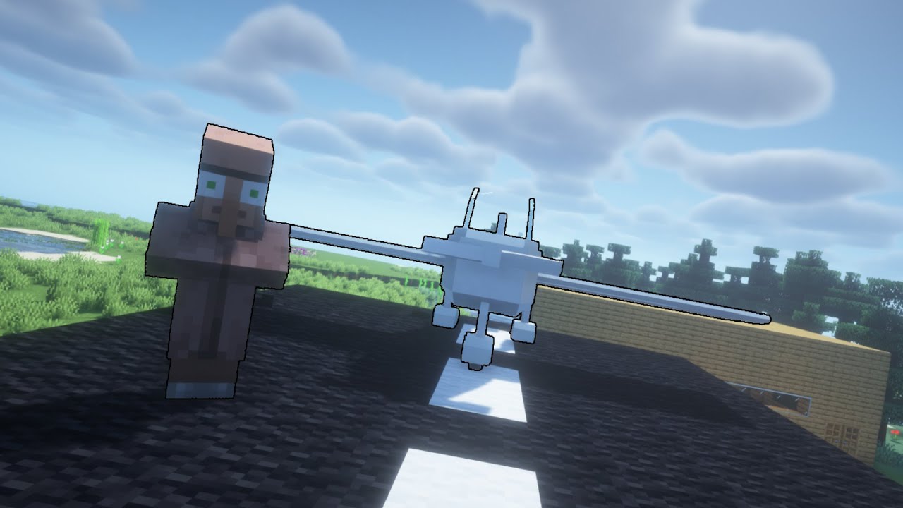 Villager's Flying a Plane! - YouTube