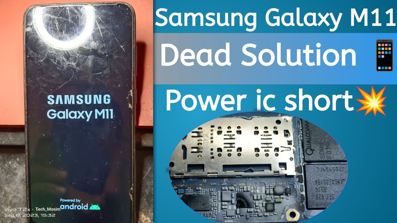 samsung M11 dead solution | M11 power ic replacement | M11 dead ...