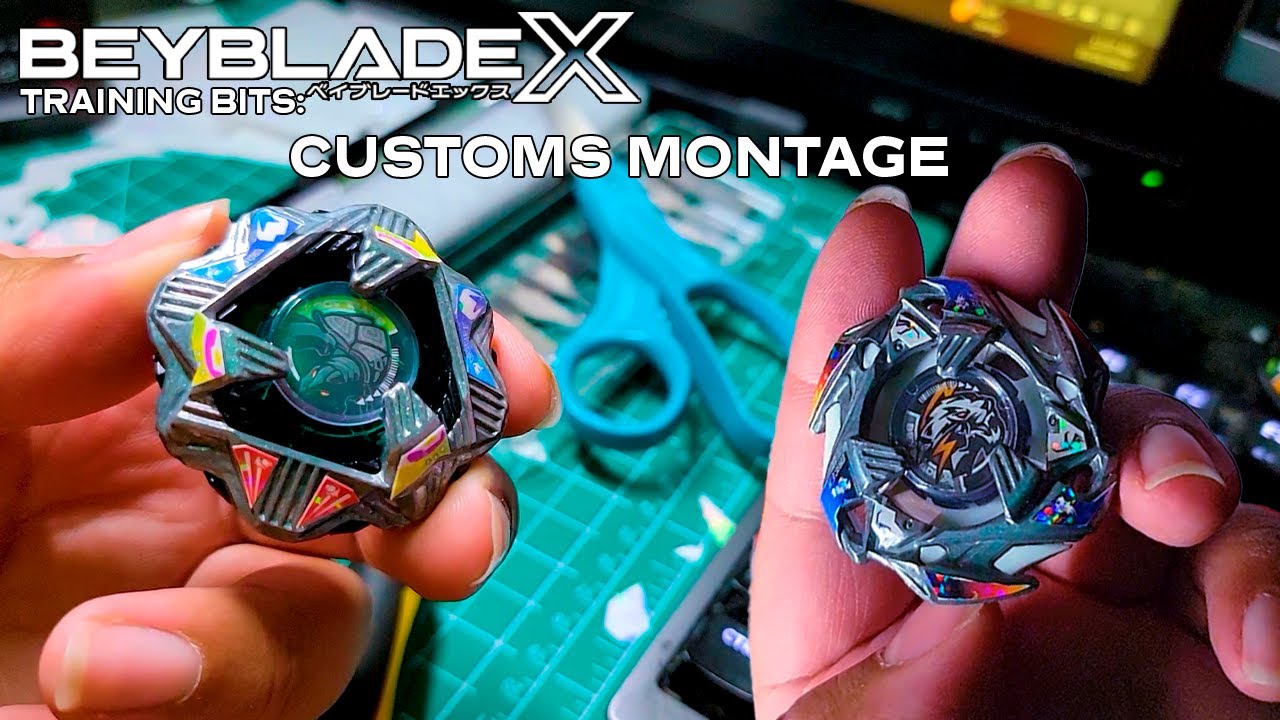 Beyblade X Customs | Beys and Battlepass DIY - YouTube
