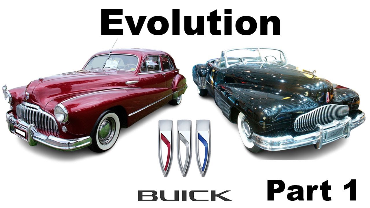 Evolution of Buick cars - Models by year (1904 - 1950) - YouTube
