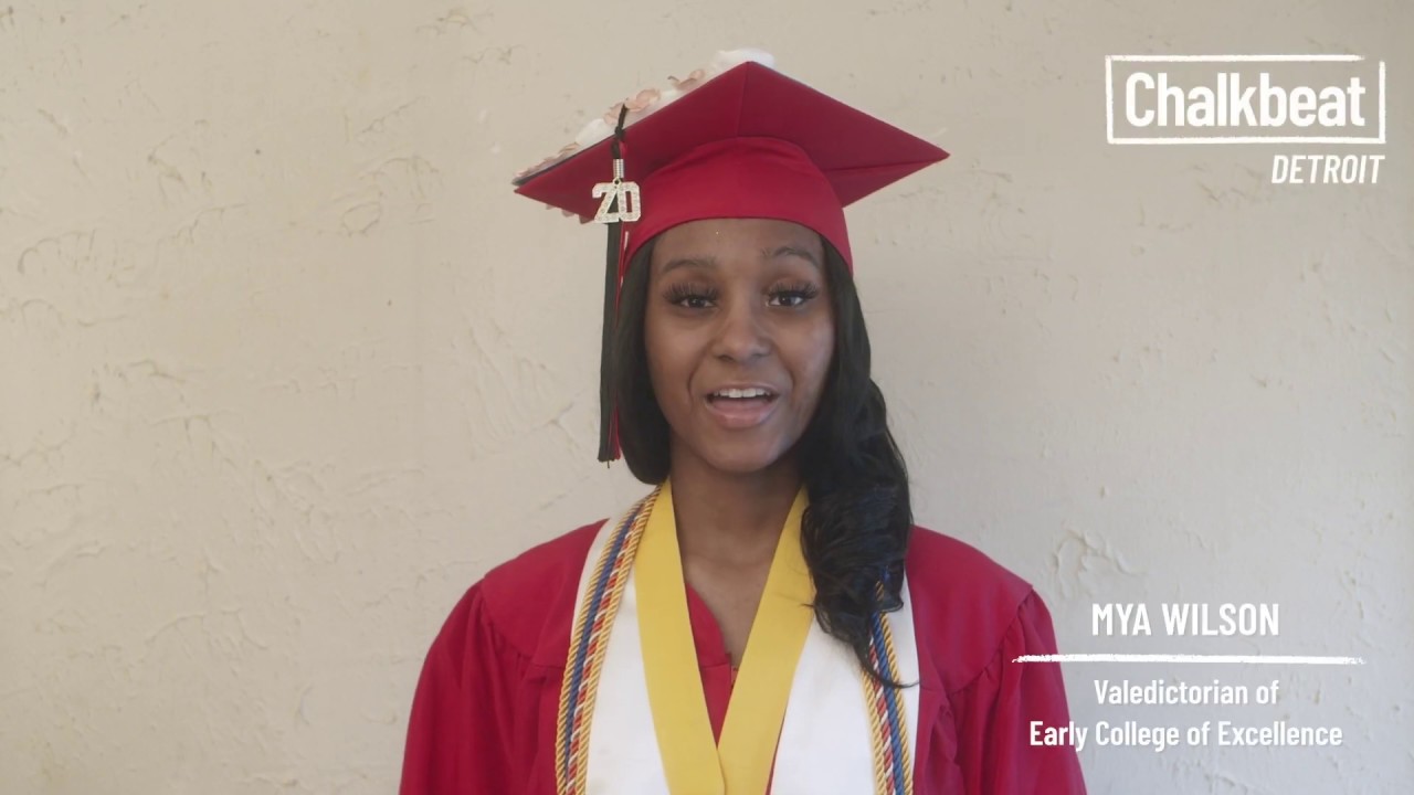 Mya Wilson: Valedictorian of Early College of Excellence - YouTube