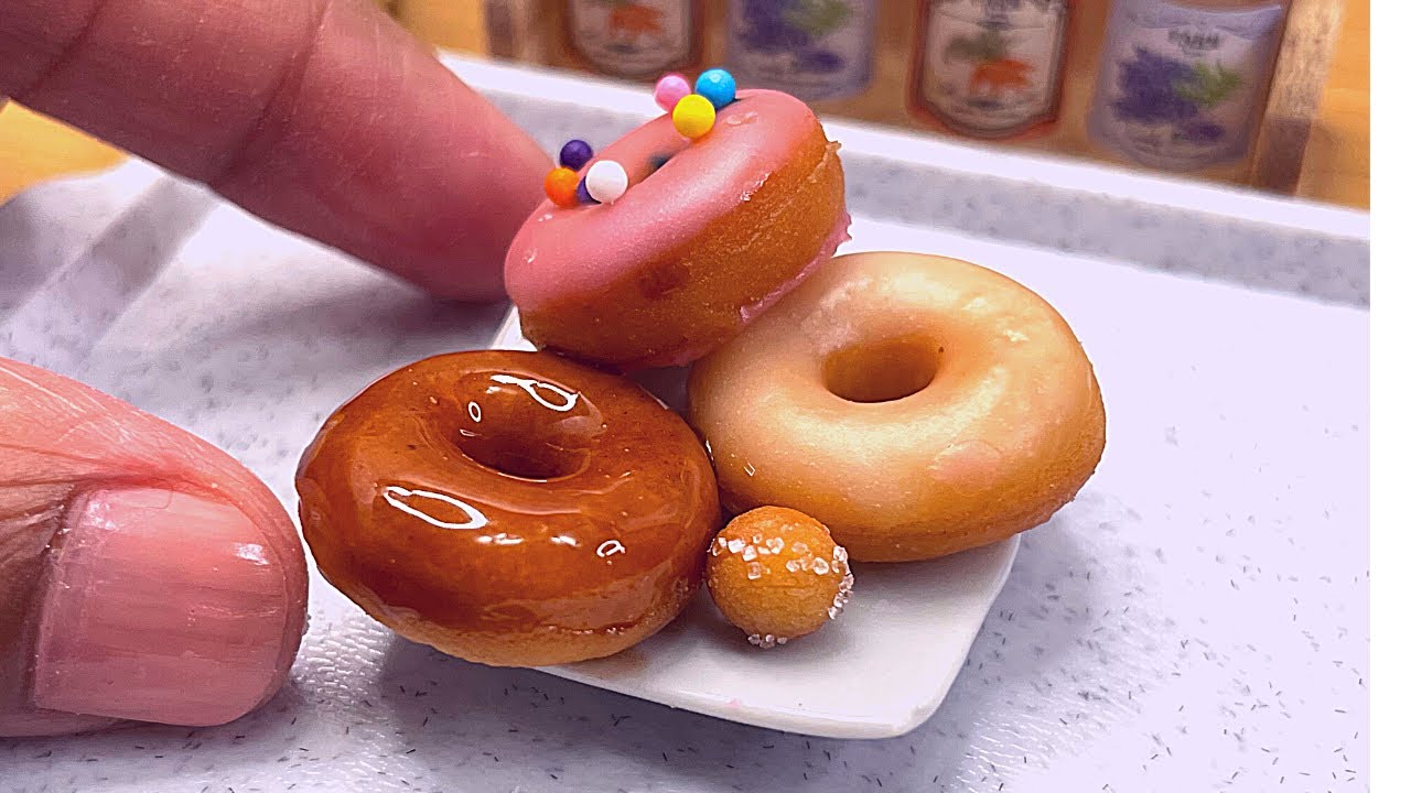 Miniature Donuts | Miniature Food Cooking | ASMR - YouTube