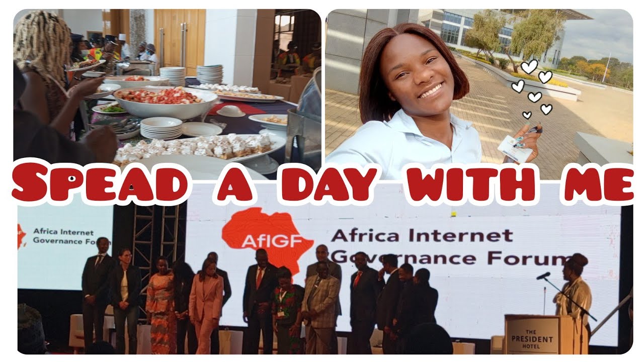 Spead a day with me at the AfriIGF 🤗 | Zambian YouTuber Alinase ...