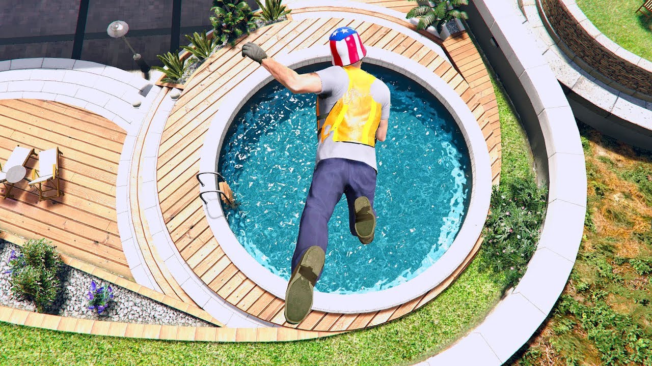 GTA 5 Crazy Jumper/Falls compilation #14 (GTA 5 Fails Funny Moments ...