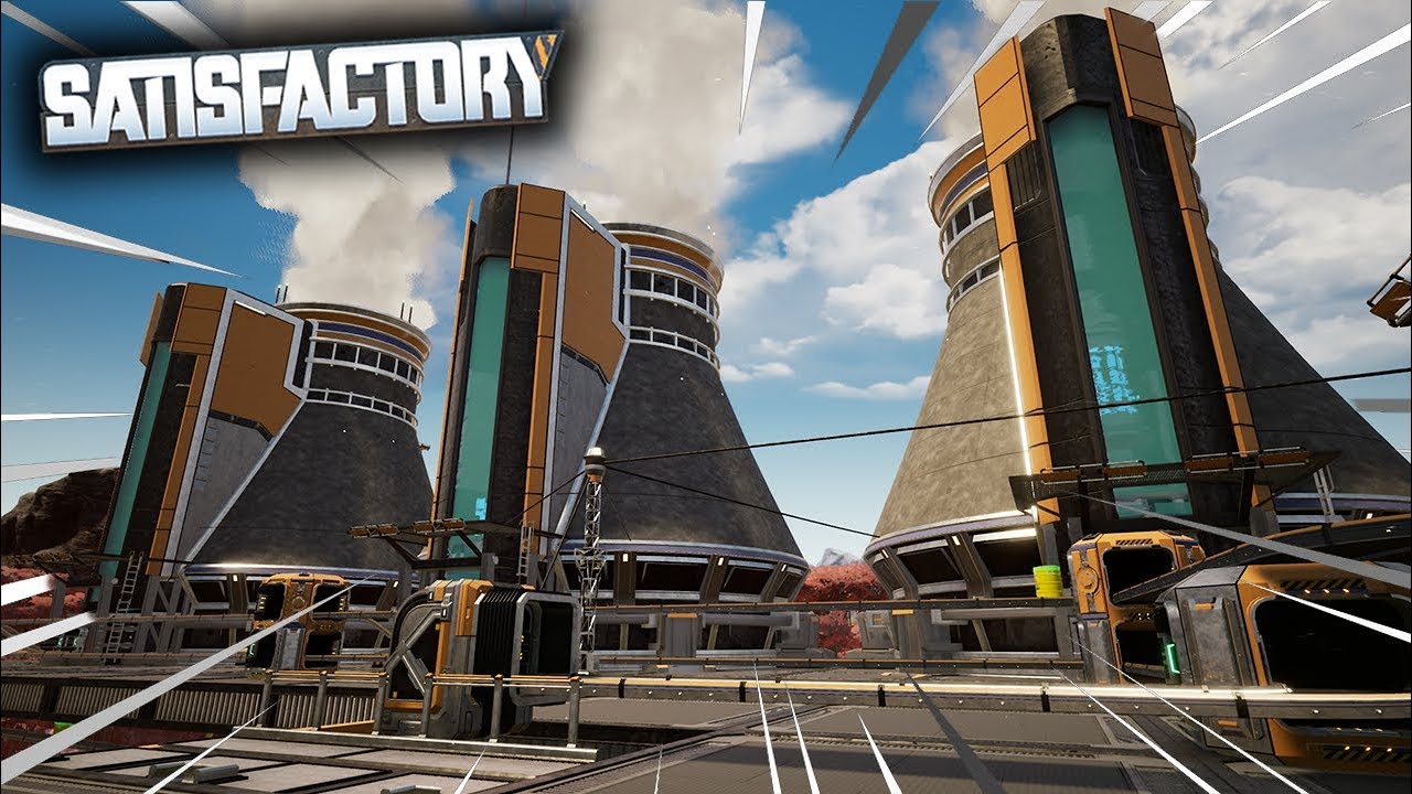USINA NUCLEAR!! É MUITA ENERGIA E MUITA NUCLEAR WASTE!! - Satisfactory ...