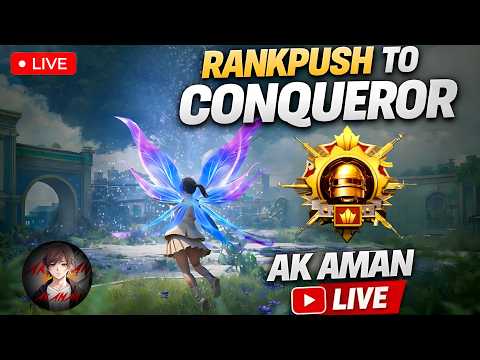 🔥RANK PUSH TO TOP 100 | BGMI LIVE | AK AMAN LIVE ❤️