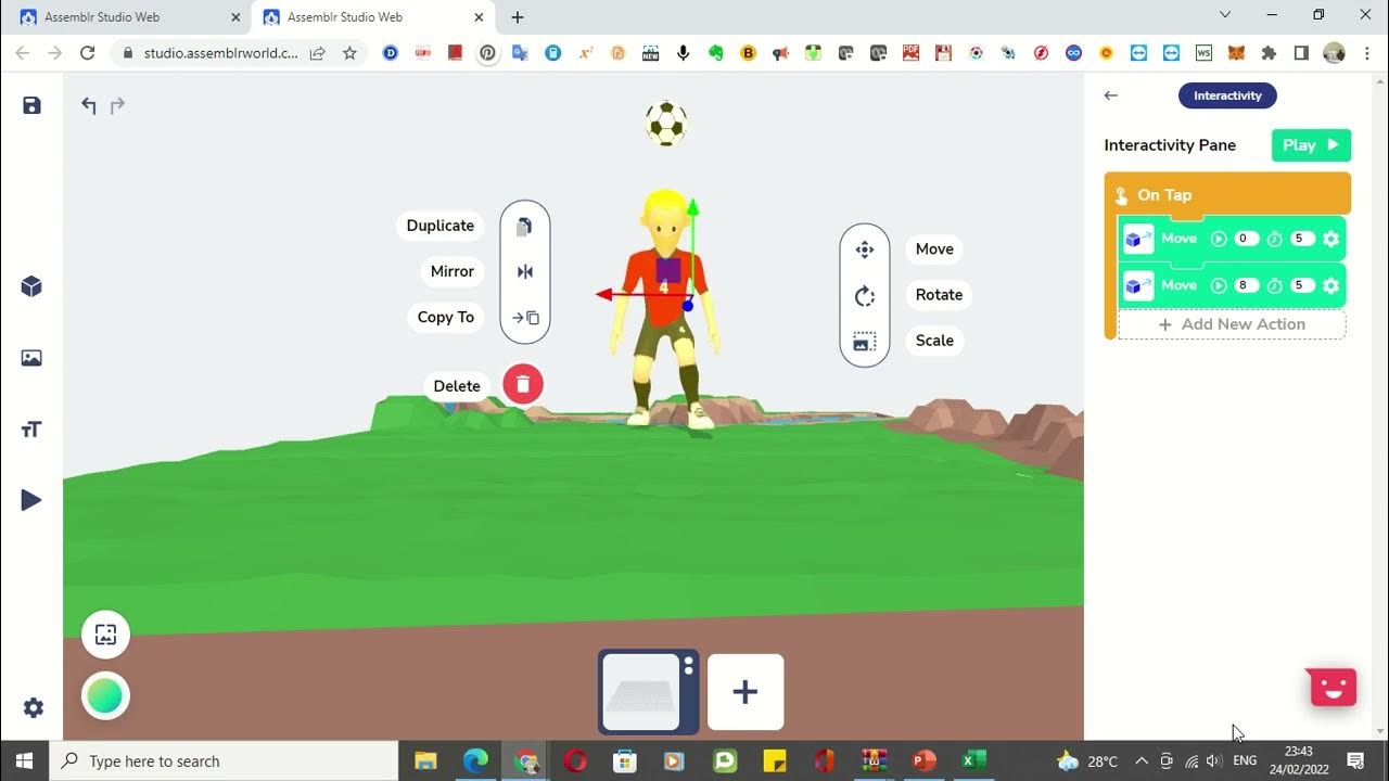 TUTORIAL ASSEMBLR STUDIO WEB #5 : MENAMBAHKAN INTERAKTIVITY MOVE PADA OBJEK - YouTube