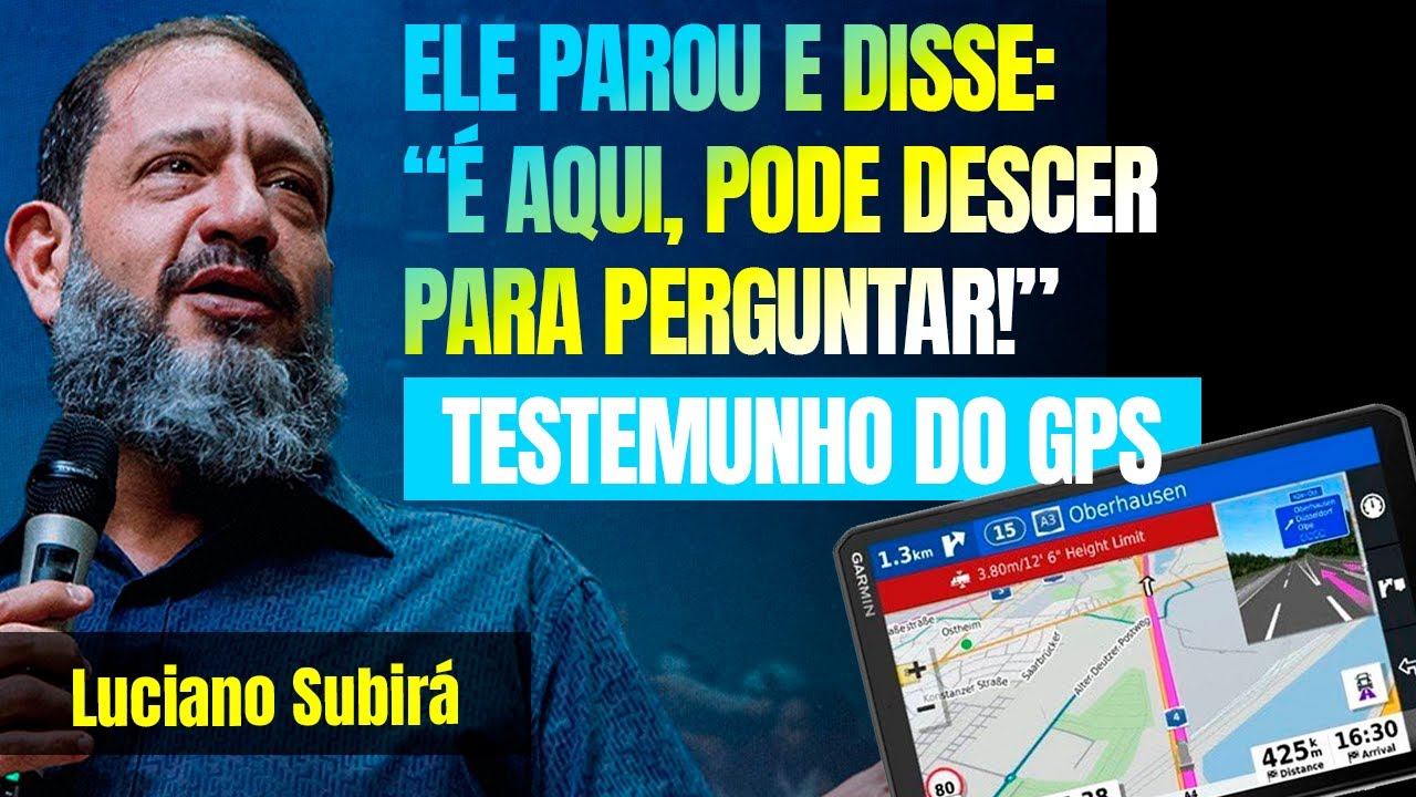 TESTEMUNHO IMPRESSIONANTE DO GPS // PASTOR LUCIANO SUBIRÁ - YouTube