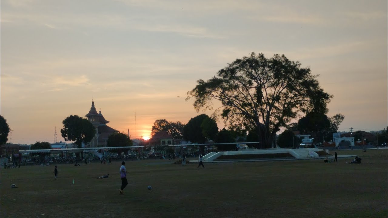 Segera diresmikan, beginilah kondisi terbaru di Alun-alun Pancasila ...