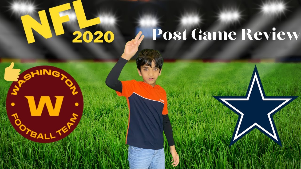 NFL 2020 - Week 12 - Washington Football Team vs Dallas Cowboys - Post ...