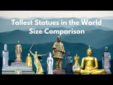 World Tallest Statues Size Comparison - YouTube