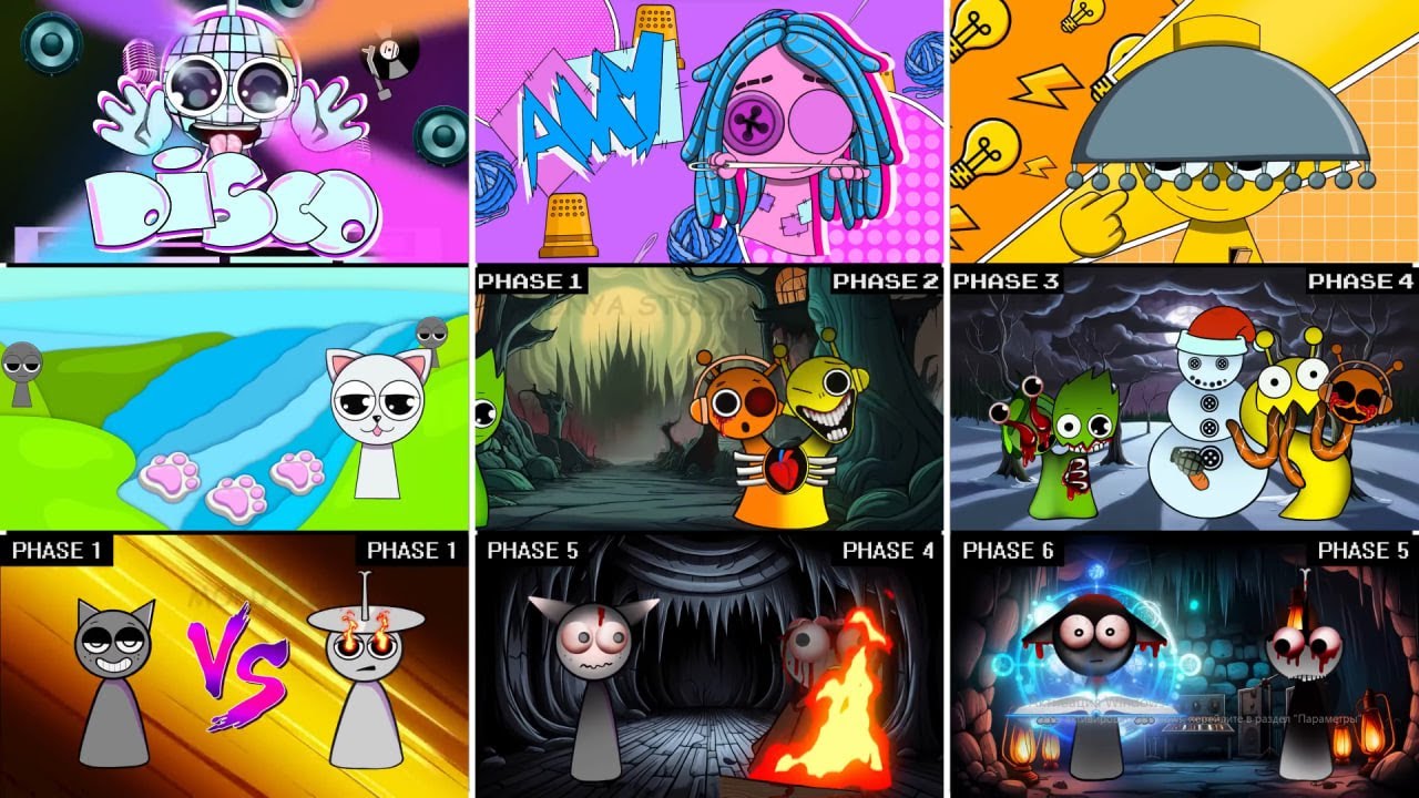 SPRUNKI ANIMATION Incredibox Sprunki OC Animated Series Intro 2 PHASE ...