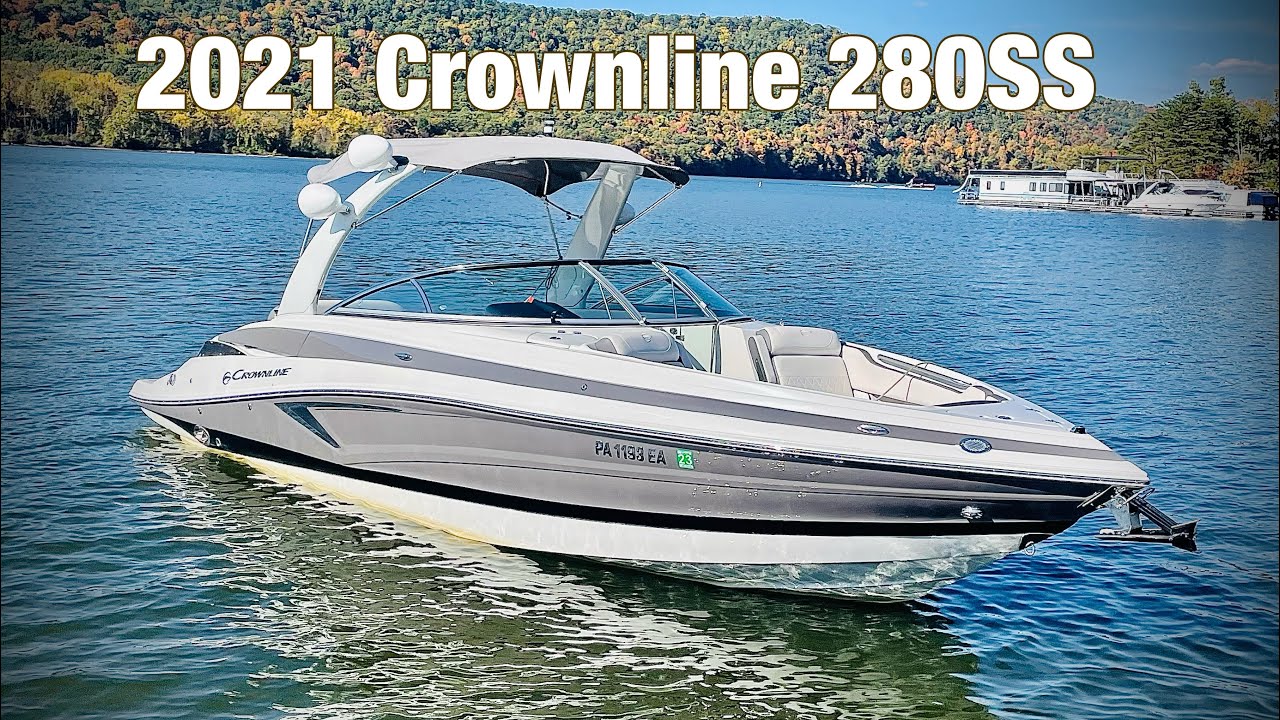 On Water Demo! 2021 Crownline 280SS w/Mercruiser 8.2MPI 430HP Big Block ...