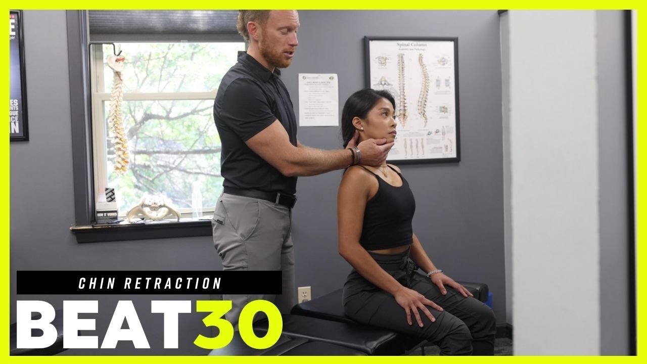 Chin Retraction Exercises | Beat30 Exercises 💪 - YouTube
