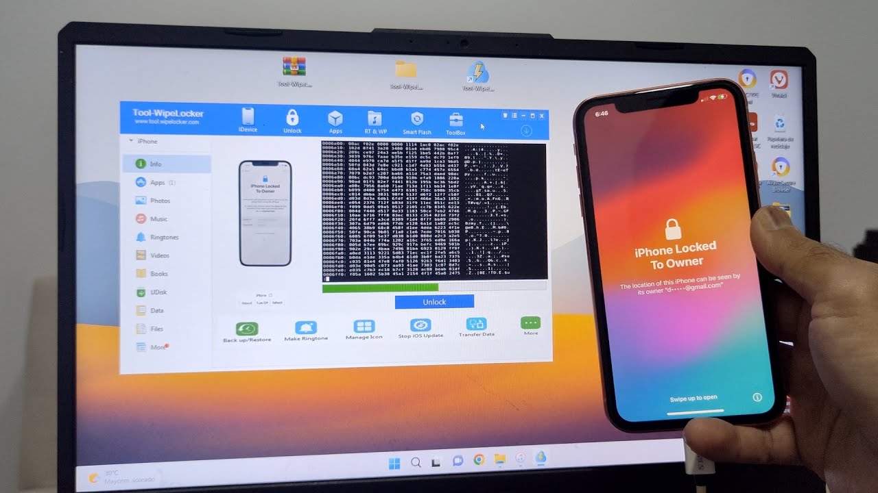 Bypass iCloud Hello Screen iOS 17.6 Windows 2024🔥 Free iPhone XR ...