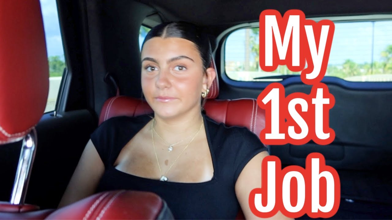 Starting My First Job! Job Ever! How will it go? Emma and Ellie - YouTube