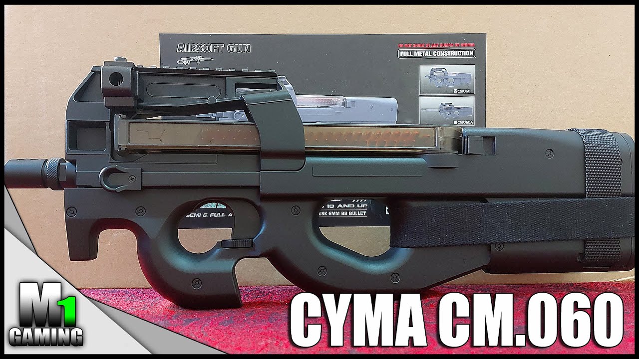 CYMA CM.060 - P90 Replica (REVIEW) - YouTube