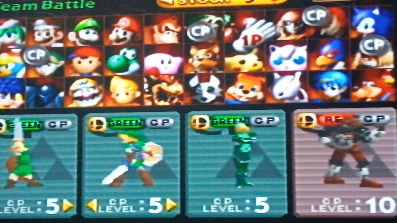 Young Link, Link and Shiek vs Giant Ganondorf SrBrazs Request - YouTube