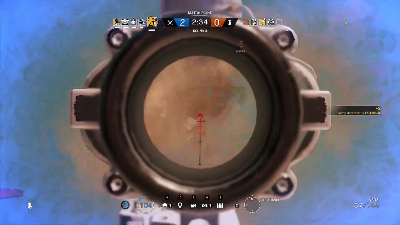 R6 Siege - Simultaneous kill last round - YouTube