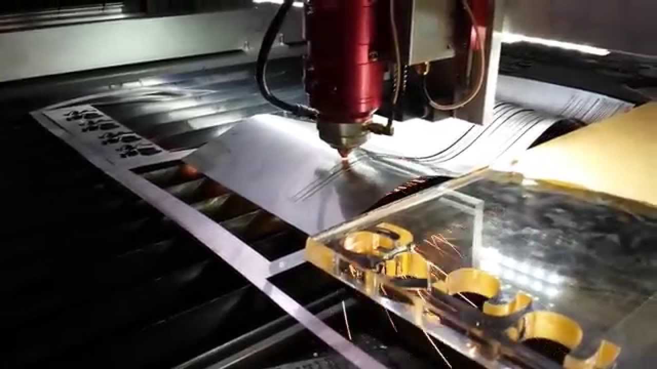 AM Laser Point - CO2 Laser 150w 1.5mm Stainless Steel with Oxygen - YouTube
