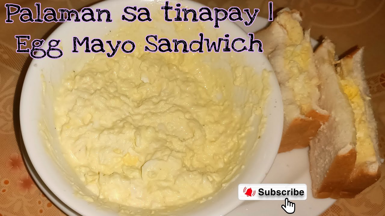 2 ingredients lang may masarap na Palaman sa tinapay kana | Egg Mayo ...