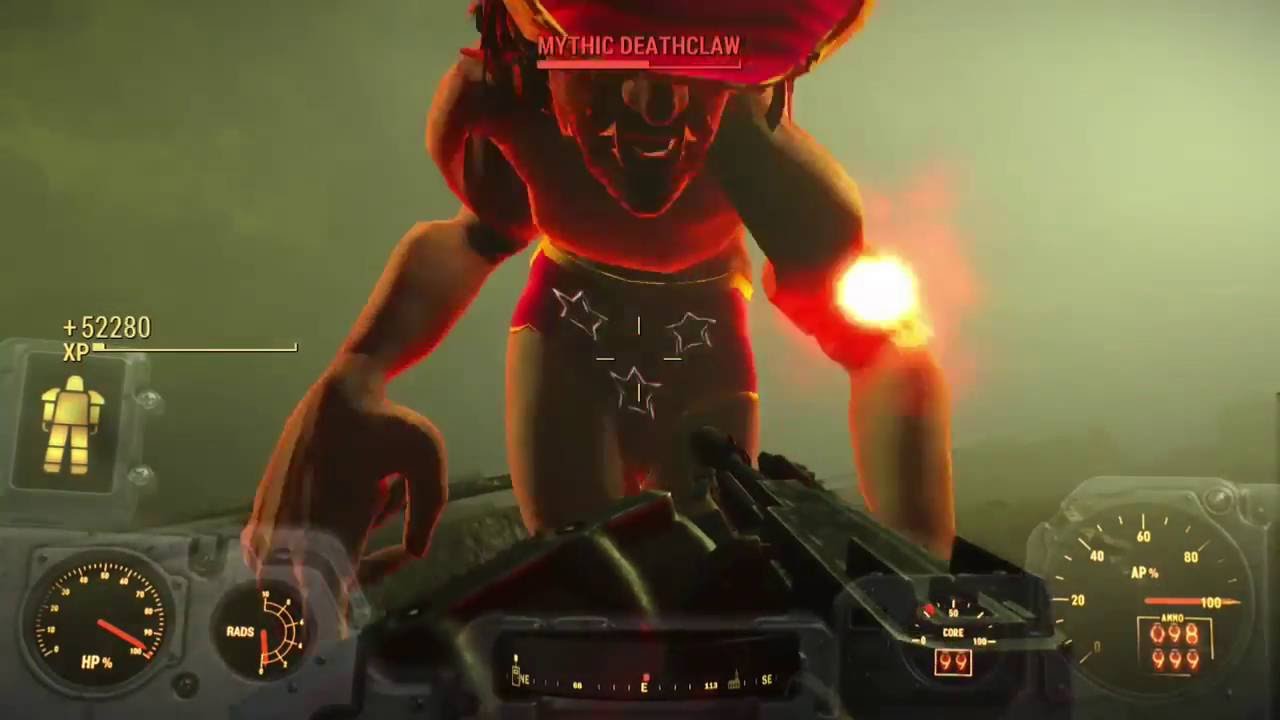 The Return of the Macho Man Mod (Deathclaw Style) Fallout 4 - YouTube