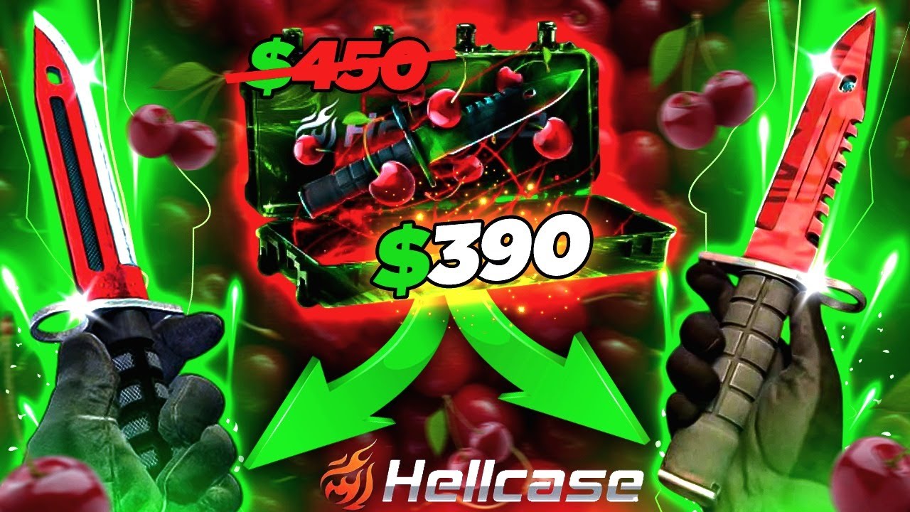 DEALS RUBY CHERRY CASE PAID X2 BAYONET ON HELLCASE !! ?! ! HELLCASE PROMO CODE 2025 ! CASE ...