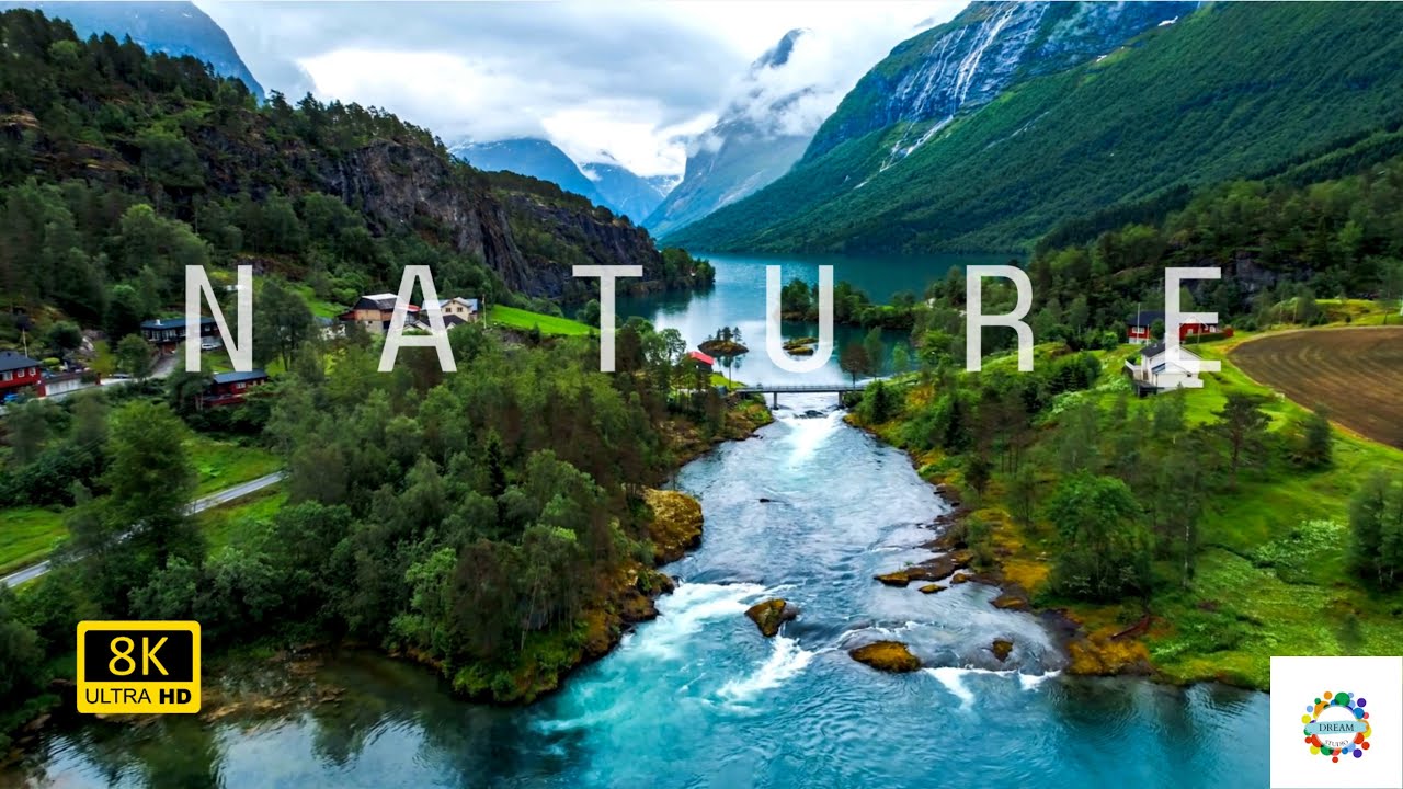 Nature , 8K Full HD 60Fps, Ocean, Mountains, Waterfalls, Flowers - YouTube